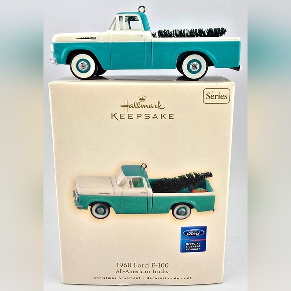 Hallmark | Holiday | Hallmark 96 Ford F100 Ornament Allamerican Trucks ...